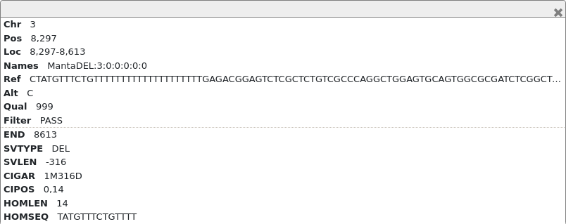 Week 9 Practical 2: Structural variations - Paul Wang | BIOINF-3010-7150